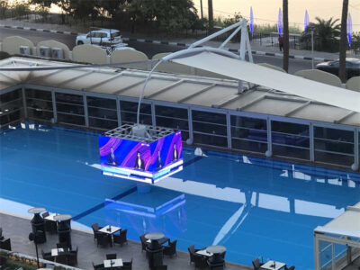 Swimming pool LED video screen for Scoreboards second timer