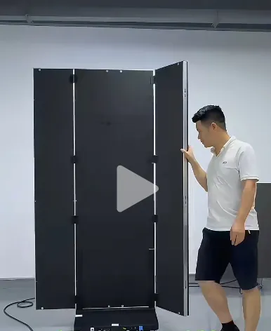 P1.25, P1.53, P1.86, and P2.5 LED Tri-Fold Poster: Innovate Digital Signage